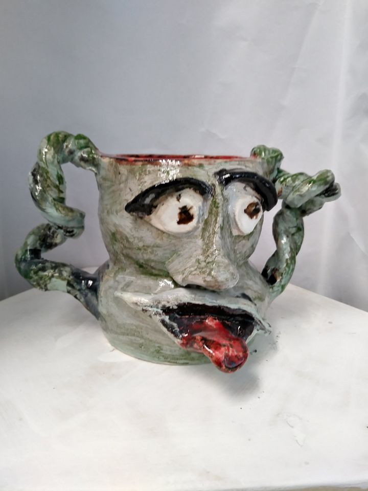 Zombie One Vase - Sandy Acre Pottery